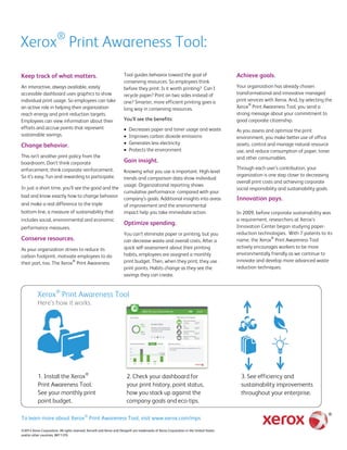 Print awareness tool | PDF