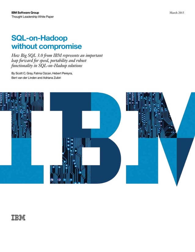 Big_SQL_3.0_Whitepaper | PDF | Free Download