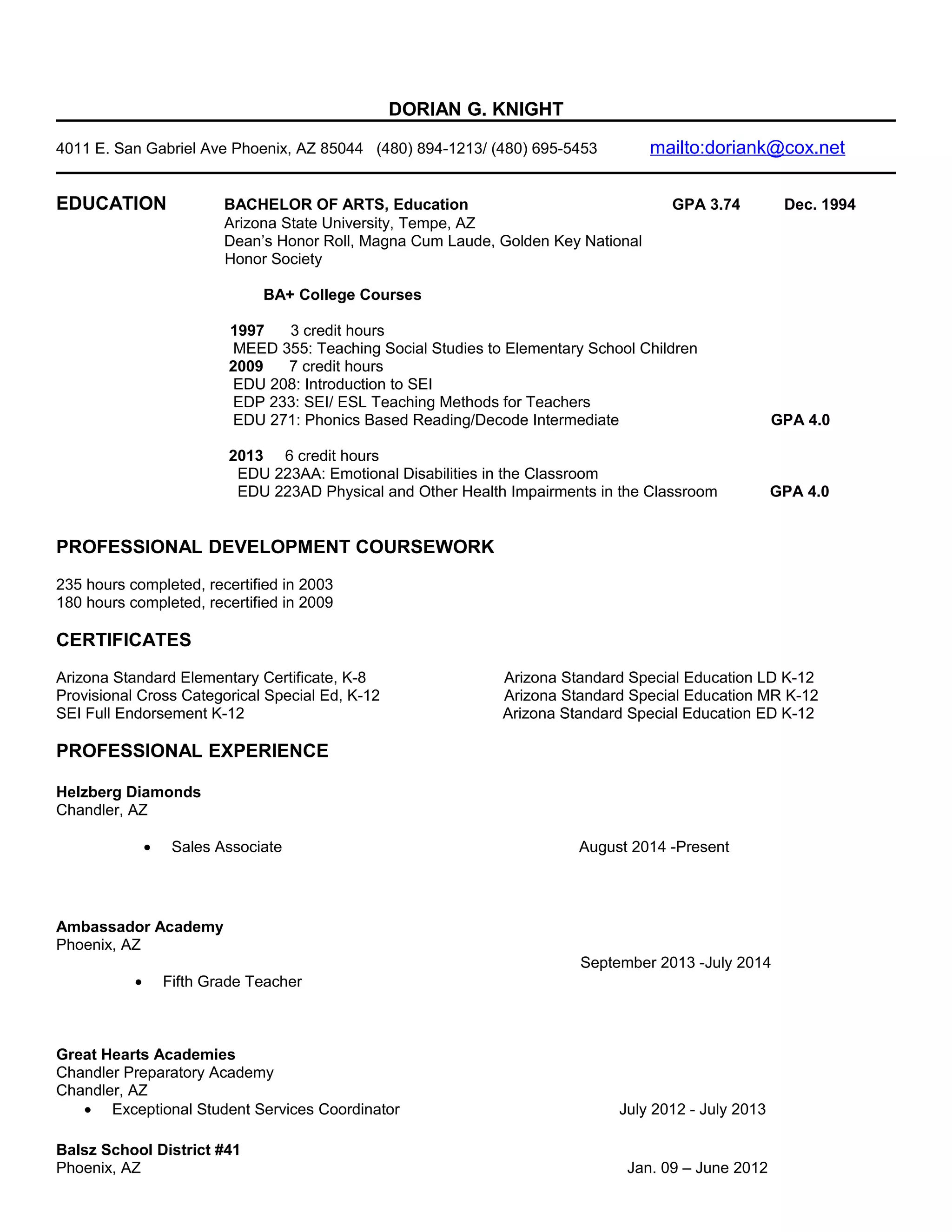 knight dorian resume 2 15 | DOC