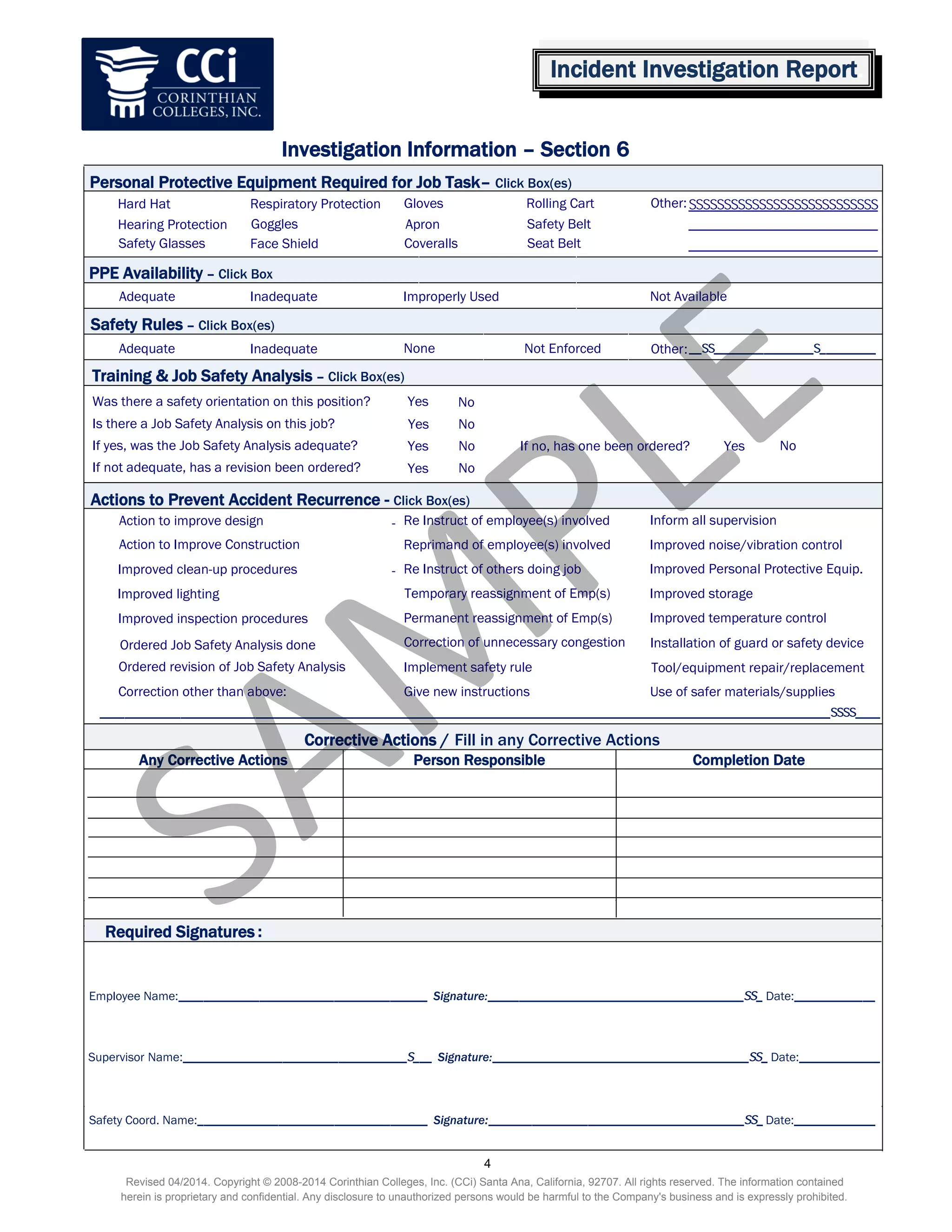 Accident Investigation Report 2013 | PDF
