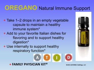 doTERRA Essential Oils 101 Class - revised 2-8-2016 | PPTX