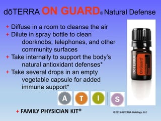 doTERRA Essential Oils 101 Class - revised 2-8-2016 | PPT