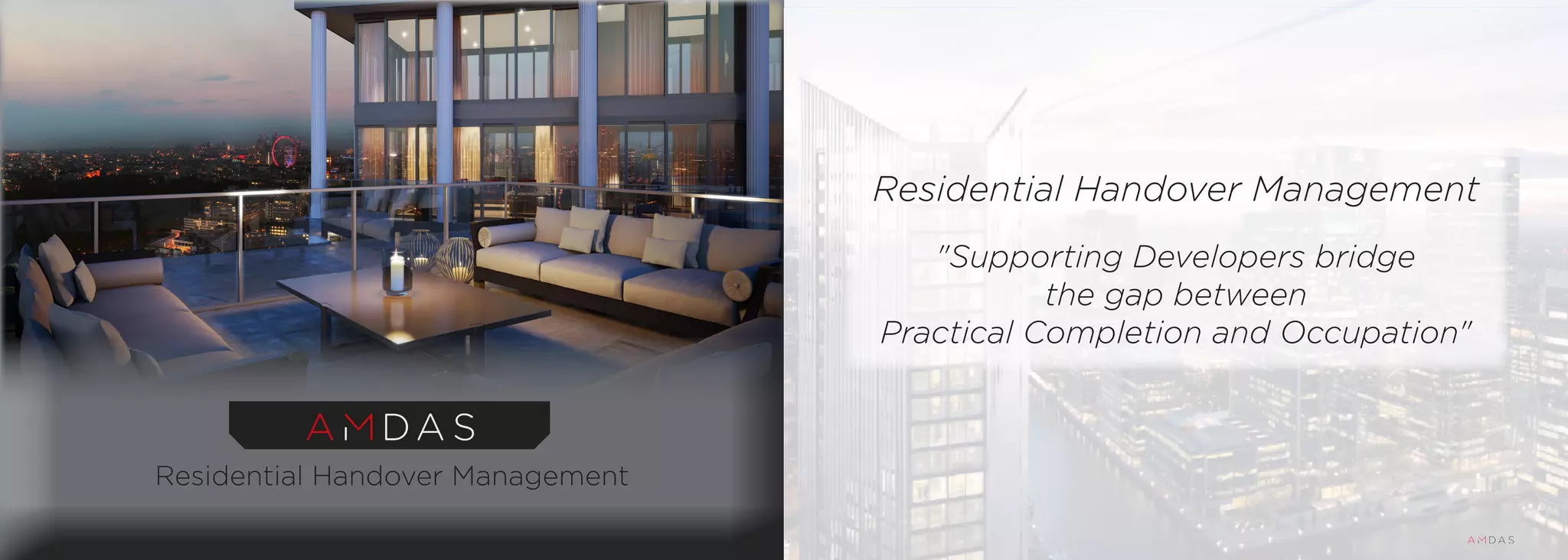AMDAS; Residential Handover Management | PPT