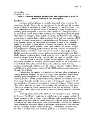 Tamoxifen Paper | PDF