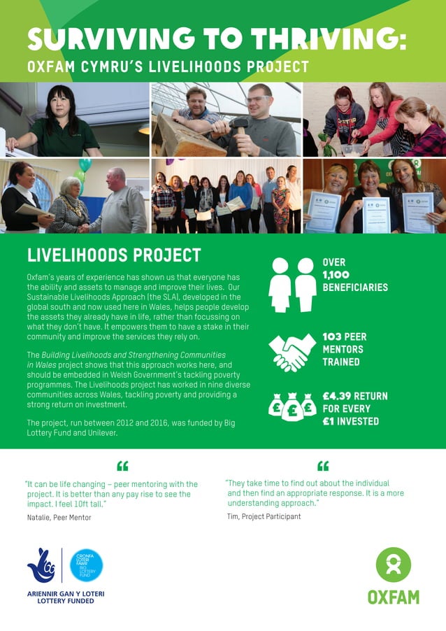 Oxfam Cymru's Livelihoods Project Report - English | PDF | Government ...