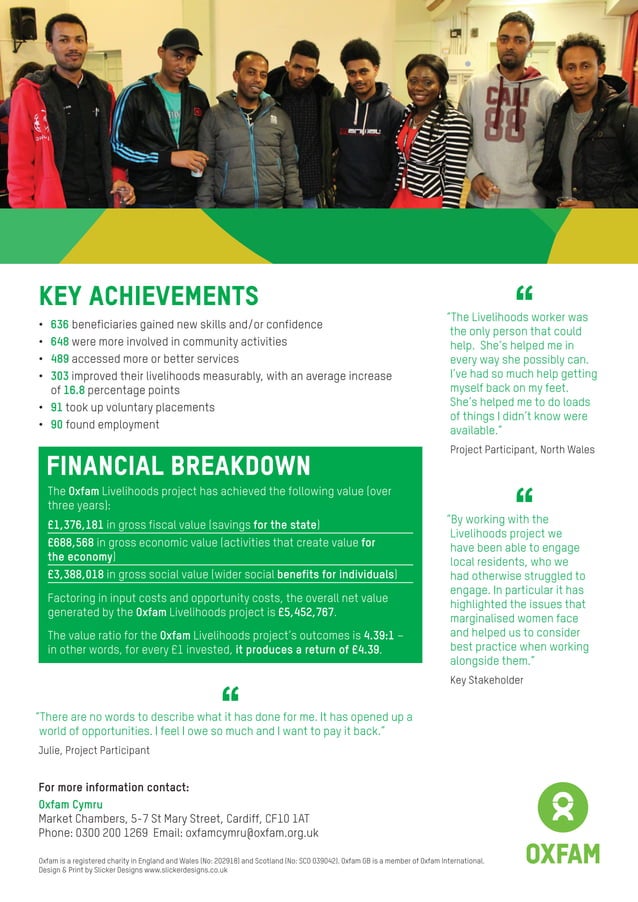 Oxfam Cymru's Livelihoods Project Report - English | PDF | Government ...