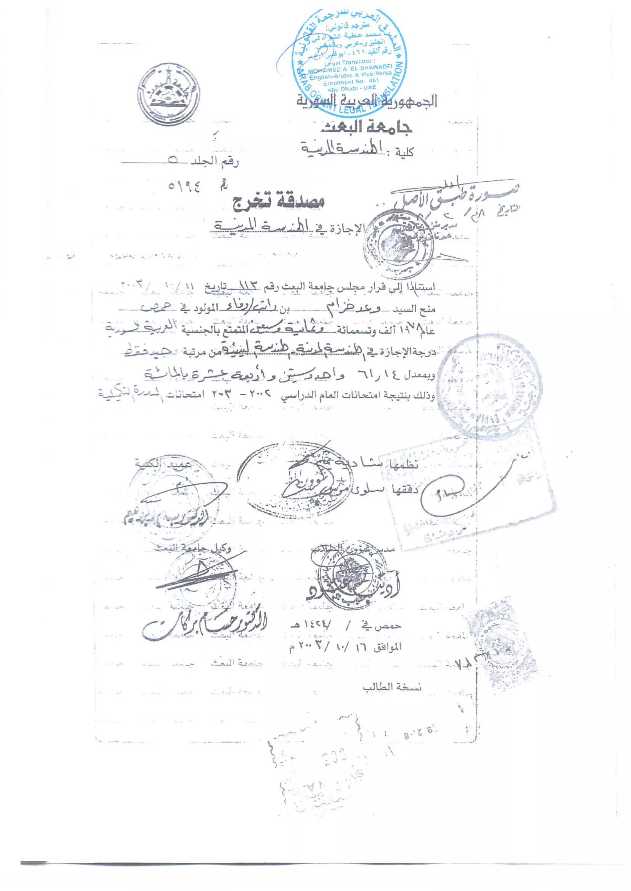 6-Academic Testamur-Degree Certificate | PDF