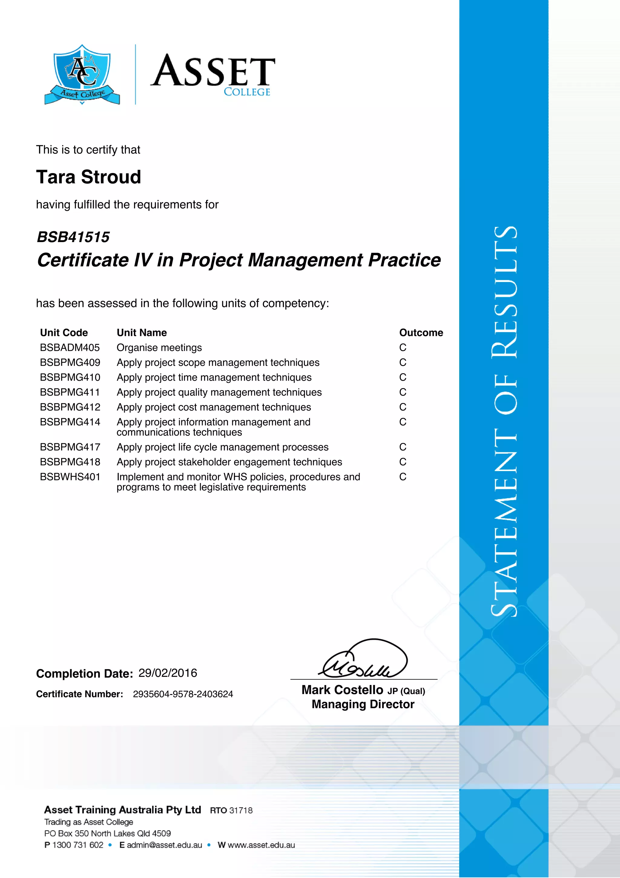 Tara Stroud BSB41515 | PDF | Business | Business and Finance