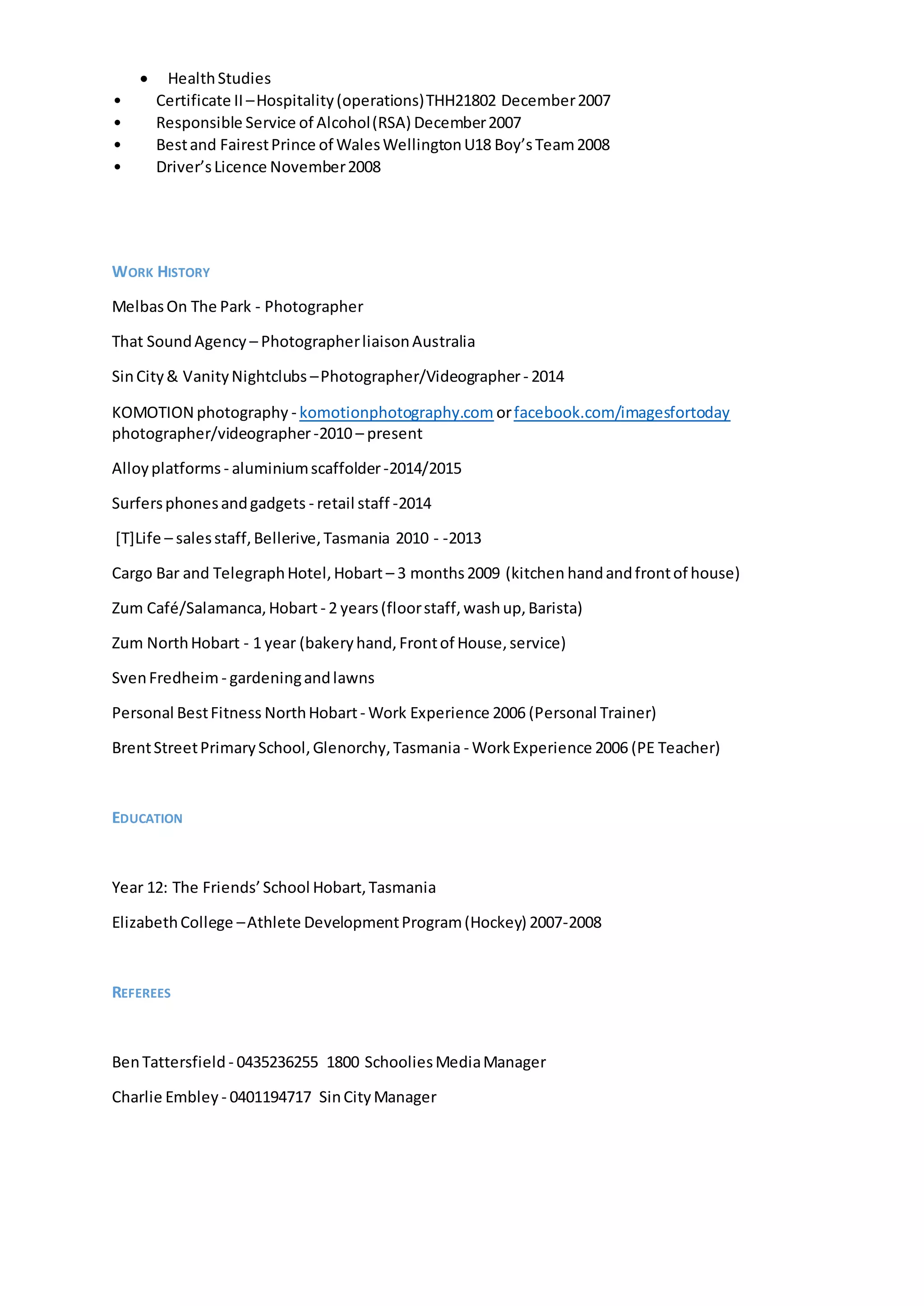 Kitt O'Halloran resume 2015 | DOCX