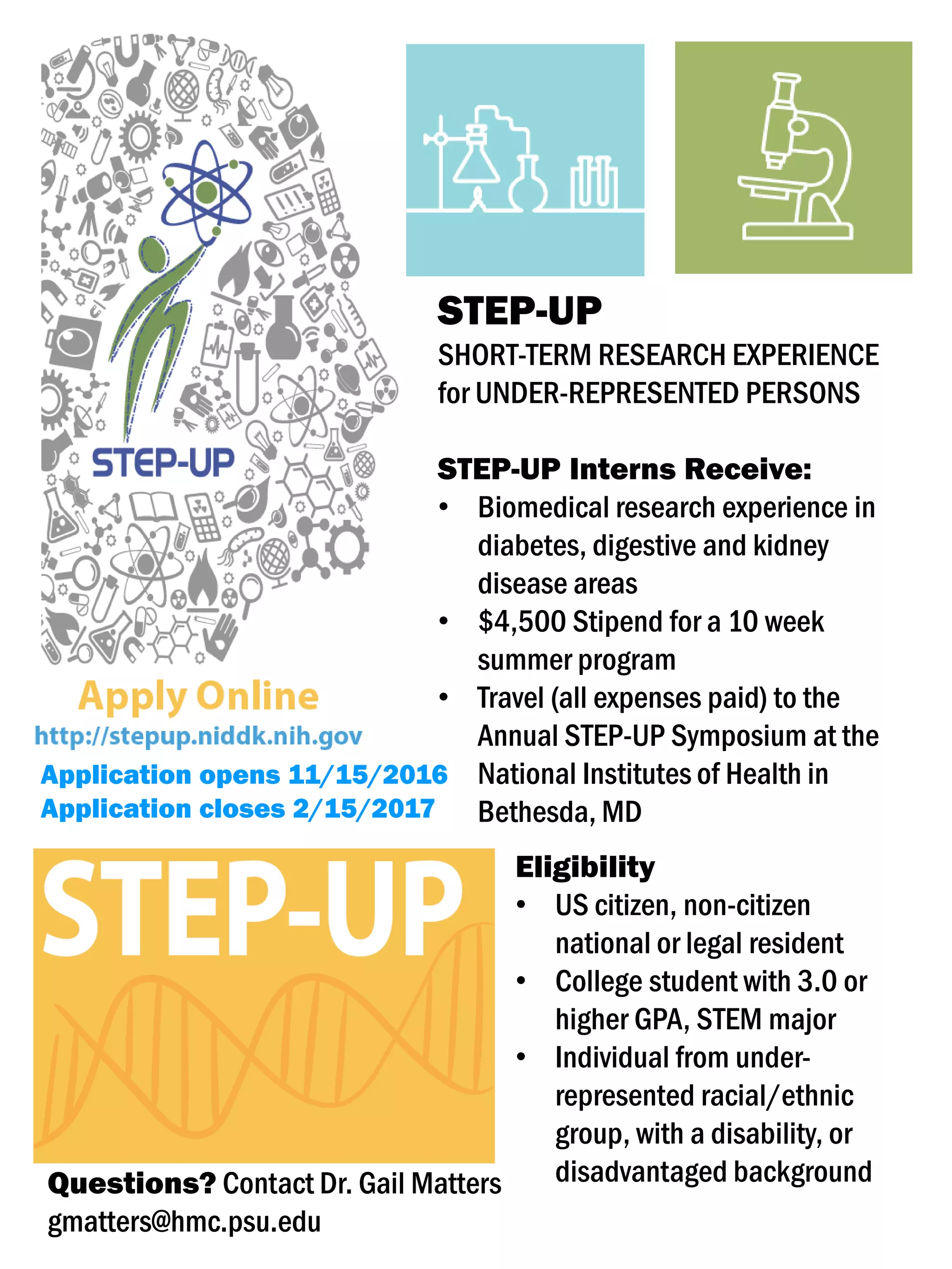 STEP-UP Flyer 2016 | PDF