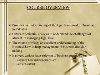 Business Law Presentaion-Outlines- | PPTX