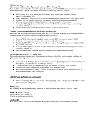 Harbaugh_Brian - resume | DOCX | Sales | Business
