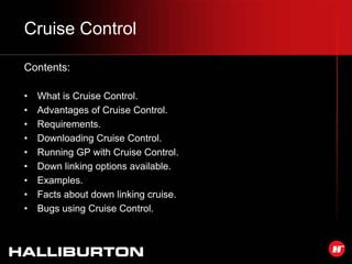Cruise Control | PPT