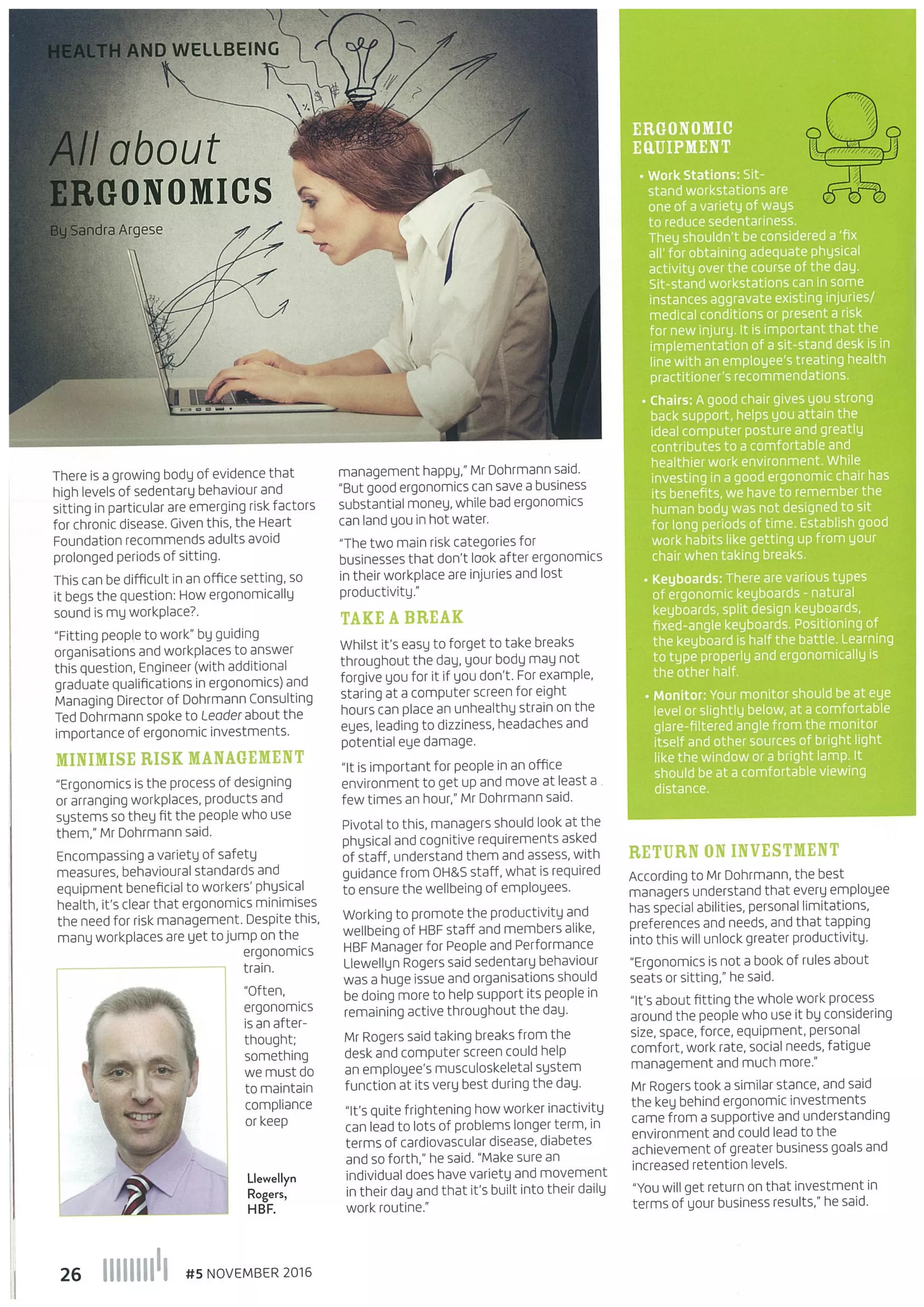 Ted Dohrmann Interview in Leader Magazine | PDF