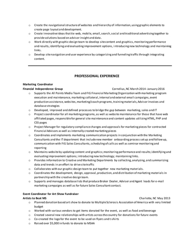 Carly Walker - Resume - 091416 | PDF
