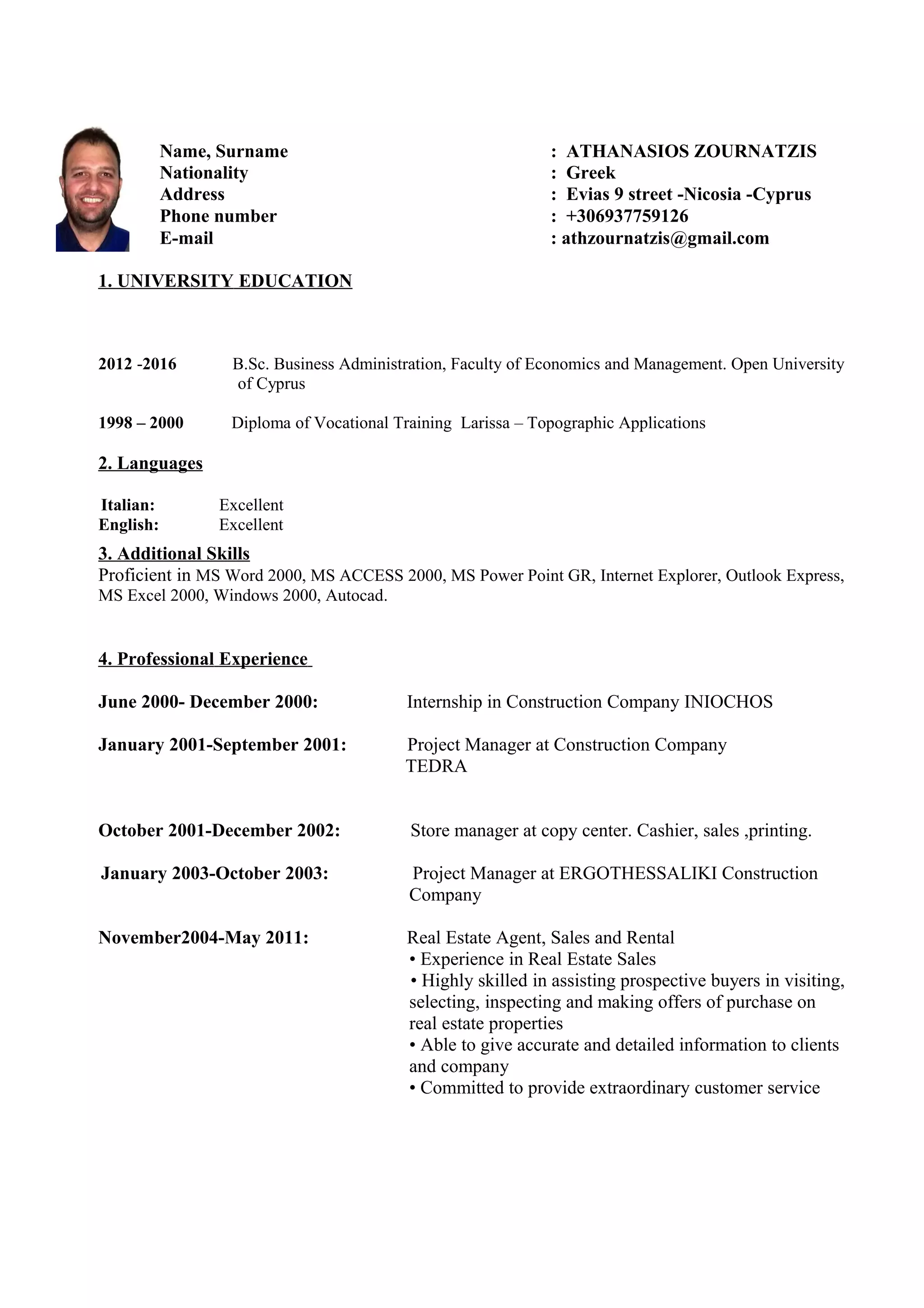 cyprus- CV ZOURNATZIS | DOC