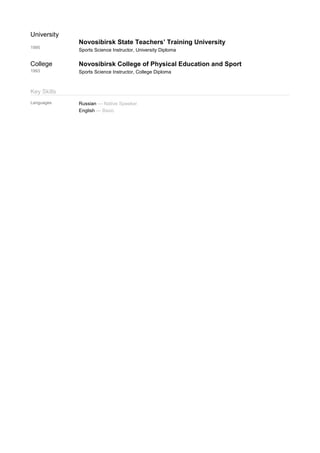 CV in English_Denis Isaev | PDF | Sales | Business