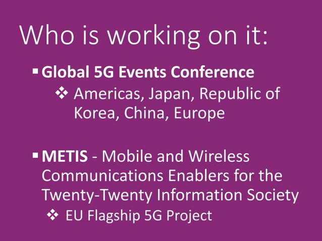 PowerPoint - 5G | PPTX