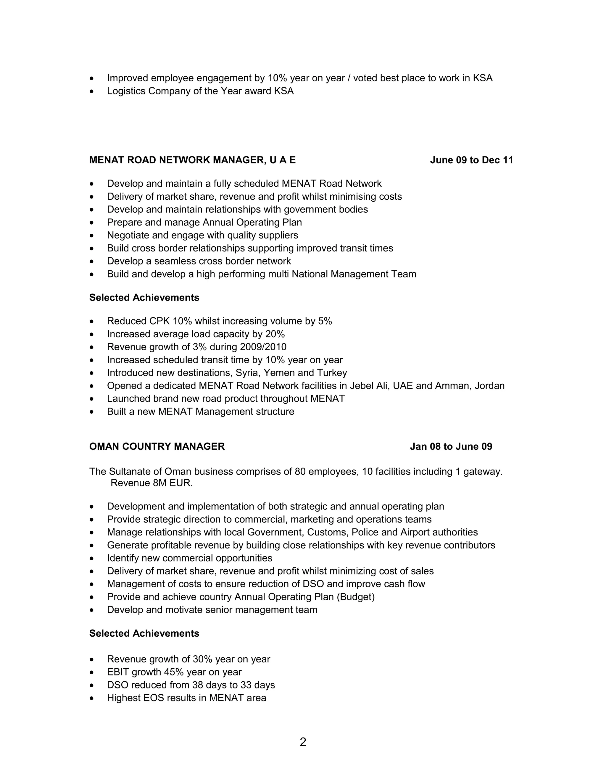 Geoff Walsh CV 2016 | PDF