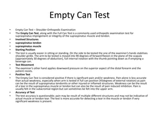 Rotator Cuff Evaluation | PPTX | Death, Injury, or Military Conflict ...