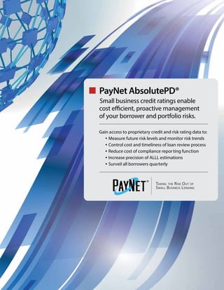 PayNet AbsolutePD | PDF | Stocks and Bonds | Personal Investing