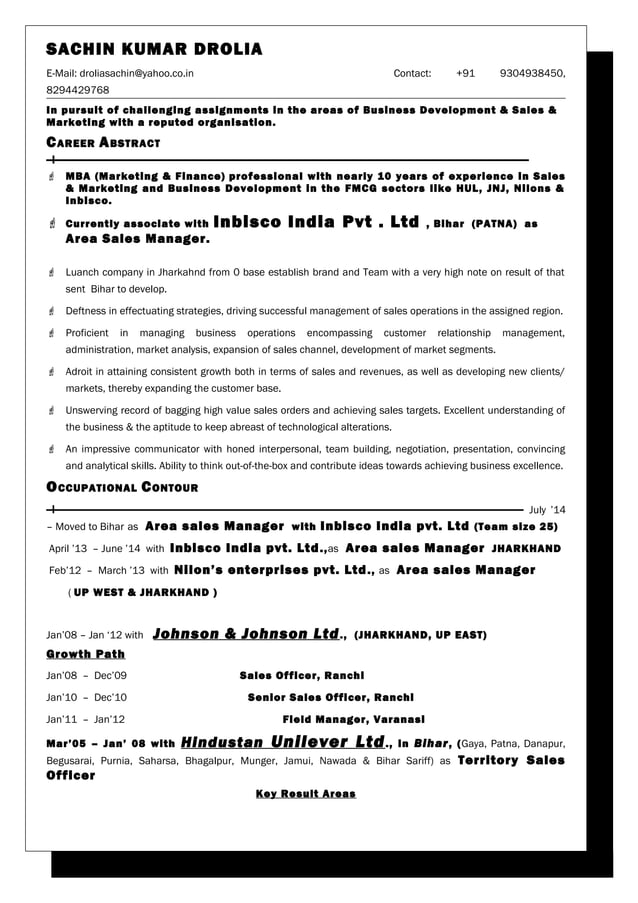 sachin resume1 | PDF