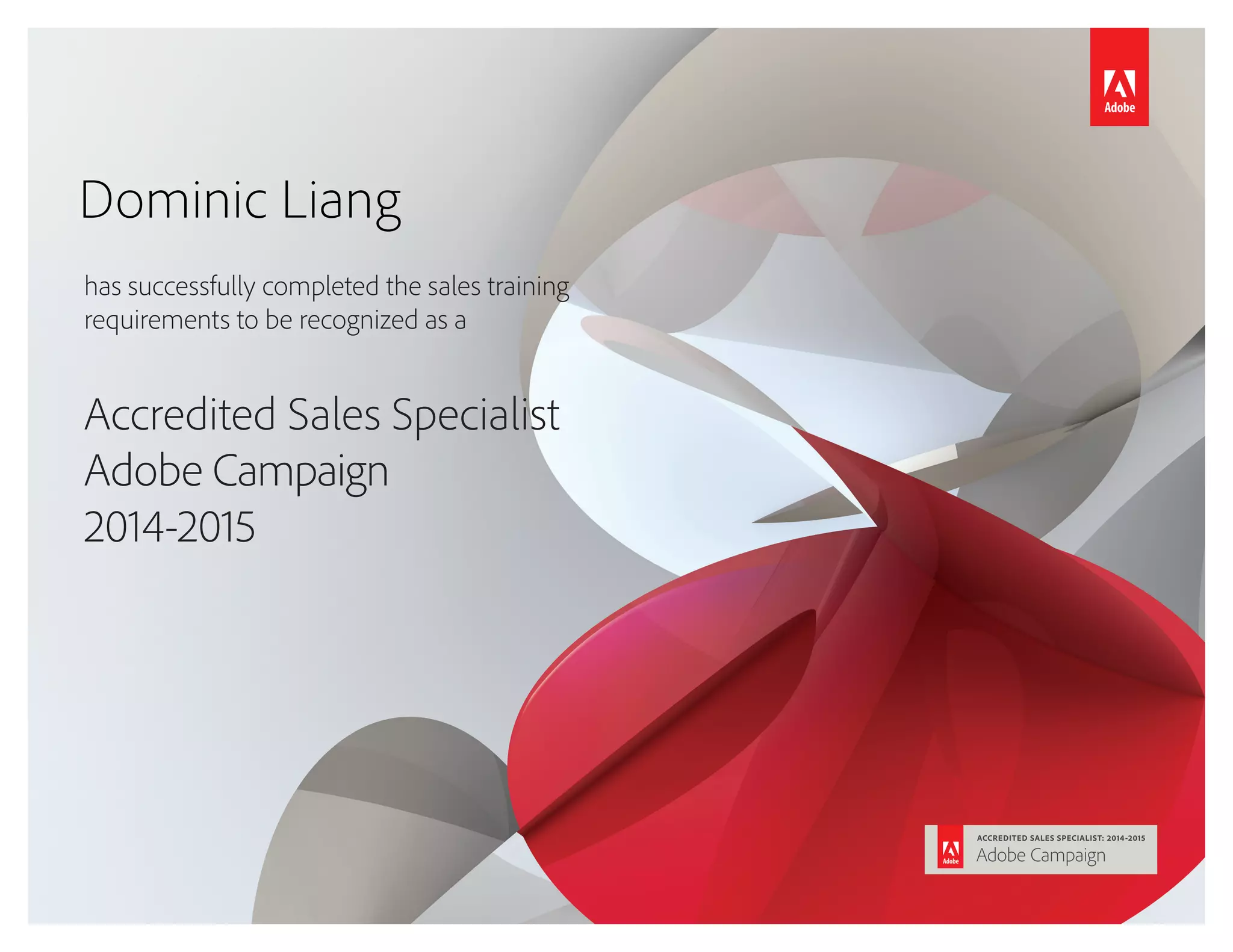 Adobe Campaign Sales Certificate Assessment | PPT