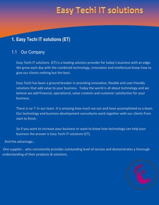 Easy Techi Profile | PDF