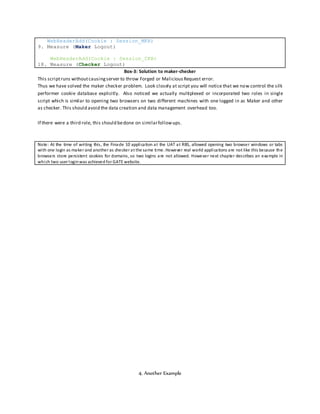 Maker Checker -Incorporating Multiple Roles in Single SilkPerformer ...