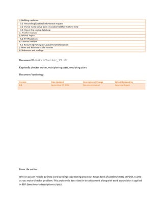 Maker Checker -Incorporating Multiple Roles in Single SilkPerformer ...