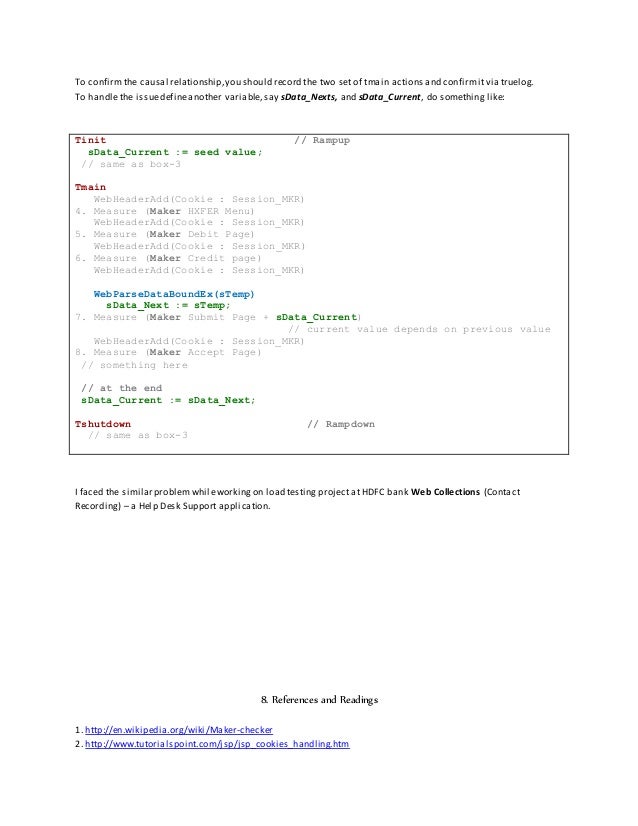Maker Checker -Incorporating Multiple Roles in Single SilkPerformer s…