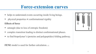 modelling polymers under tension | PPTX | Chemistry | Science