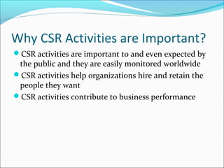 CSR Presentation by Rashid | PPT