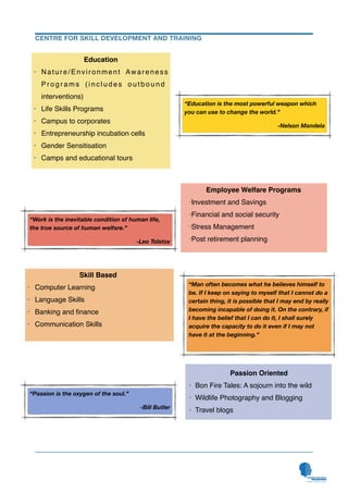 CSDT_Brochure | PDF | Business Administration | Business