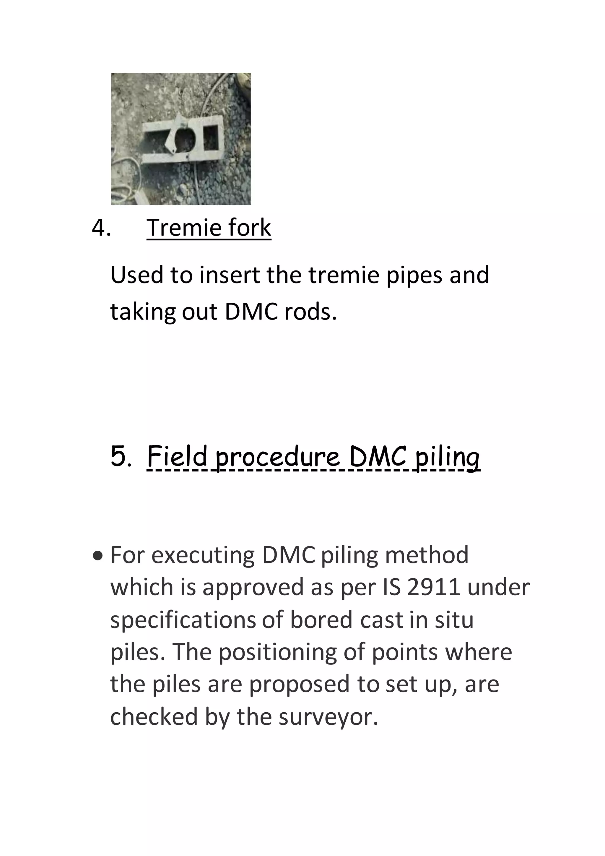 construction procedure of DMC piling | DOCX