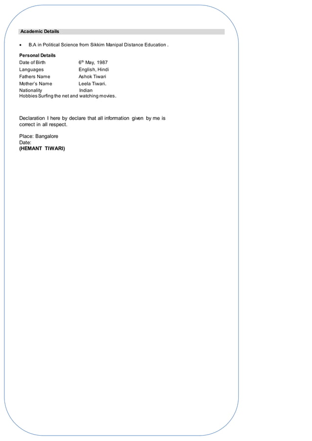 Nauk Yahoo Resume | DOCX | IT and Internet Support | Internet
