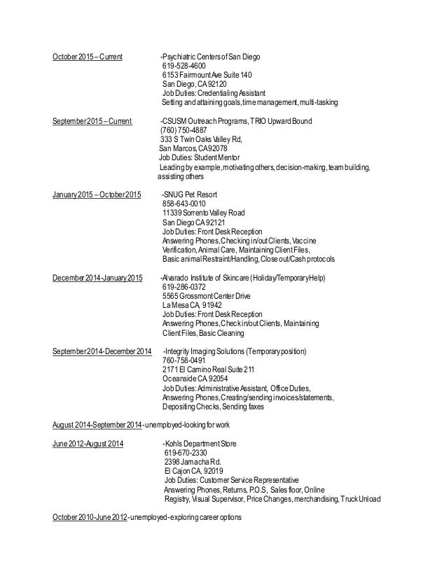 CURRENT-UP TO DATE RESUME
