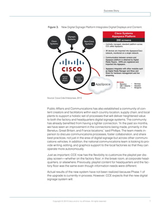 Coca-Cola-Enterprises_Digital-Signage-Platform | PDF