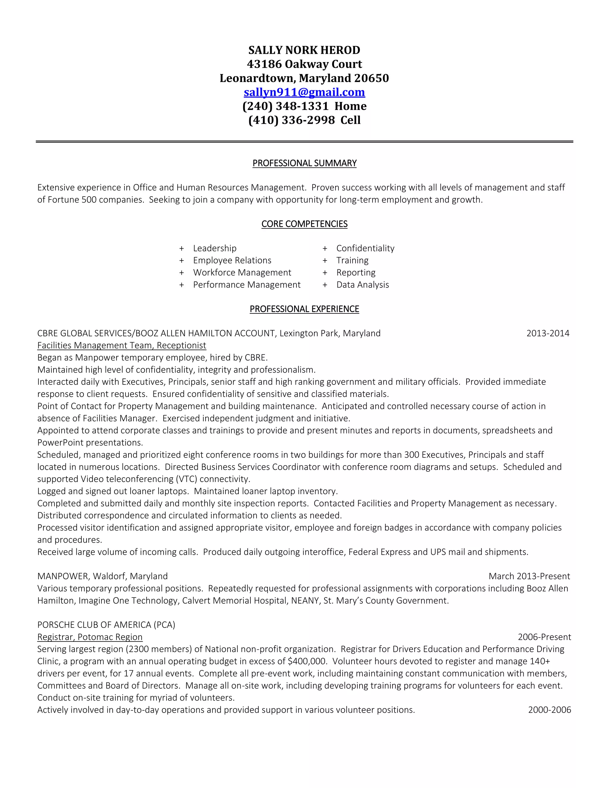 ResumeSallyNorkHerod | DOCX