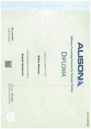 Alison Diploma | PDF