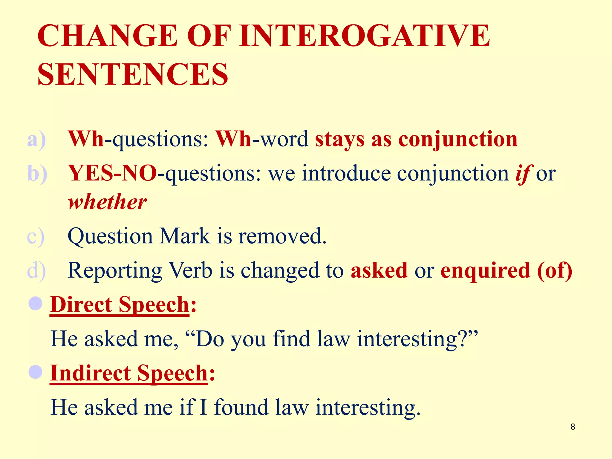 Direct & Indirect Speech | PPT