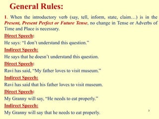 Direct & Indirect Speech | PPT