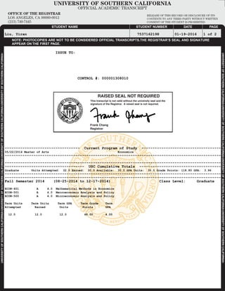 ElectronicTranscript | PDF