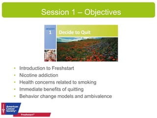 FreshStart Session 1 Ppt | PPTX | Illegal Drugs, Tobacco, eCigarettes ...
