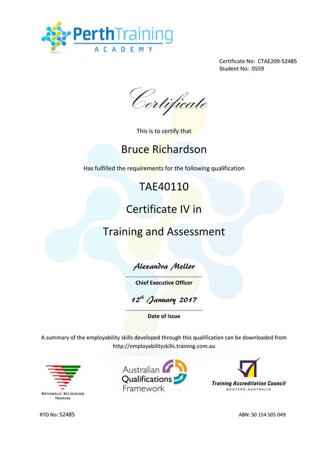 Cert IV TAE | PDF