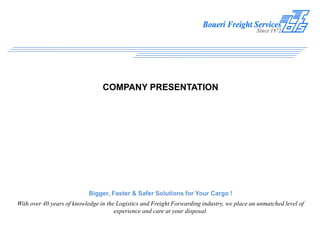 BFS company presentation | PDF