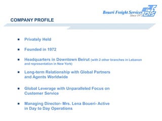 BFS company presentation | PDF