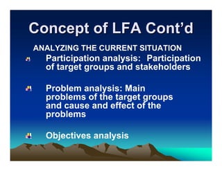 C8 logical framework approach (lfa) | PPT