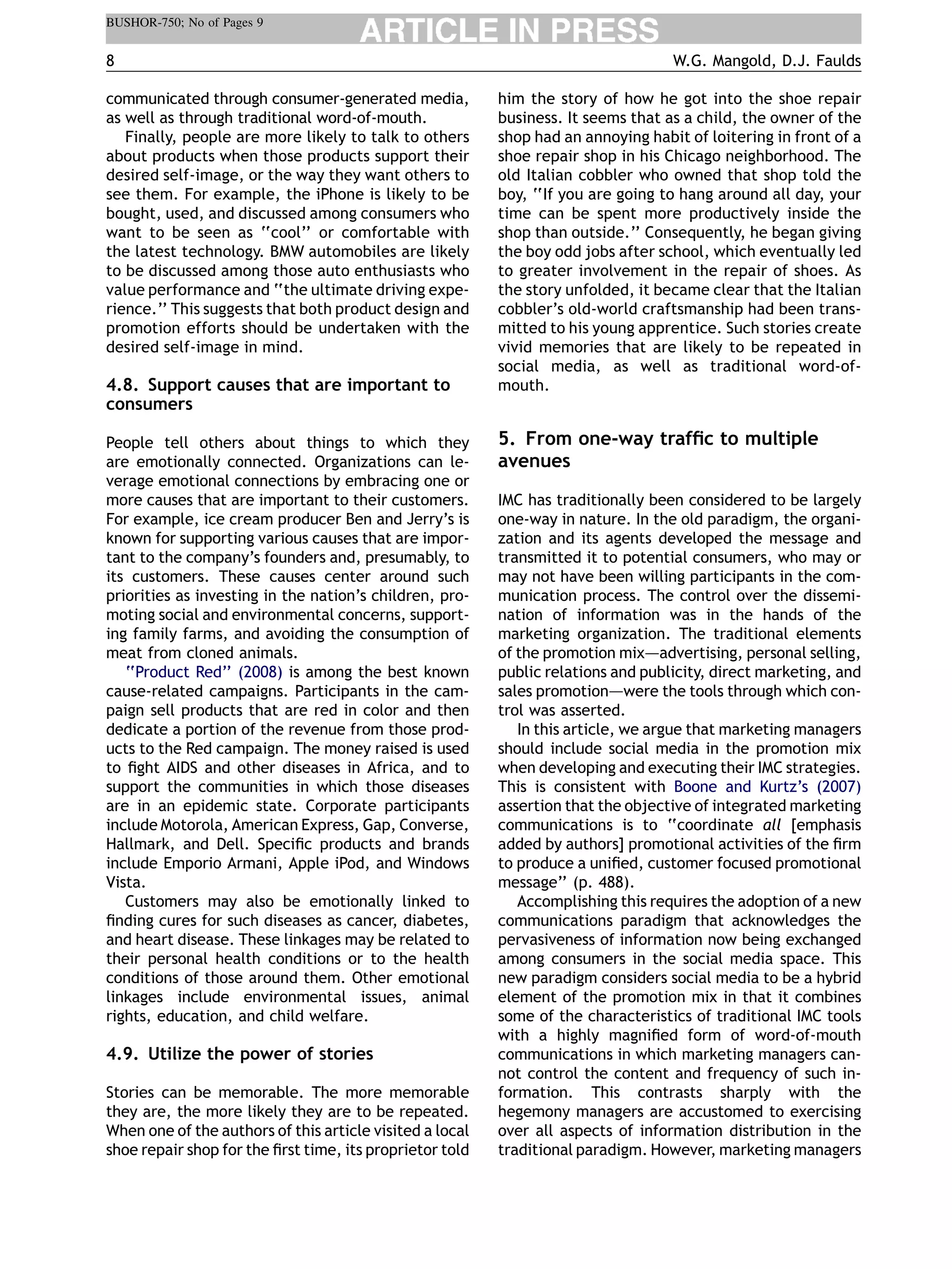 C8 mangold & fauld social media[1] | PDF