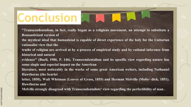 American Transcendentalism 108 | PPT